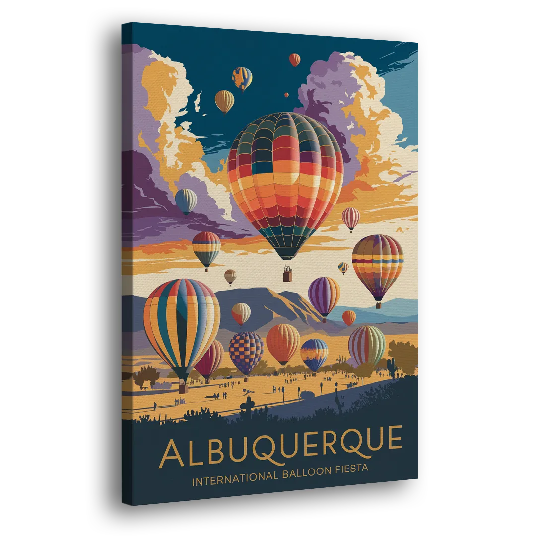 Albuquerque Balloon Fiesta - Canvas Wall Art – Jessie's Home
